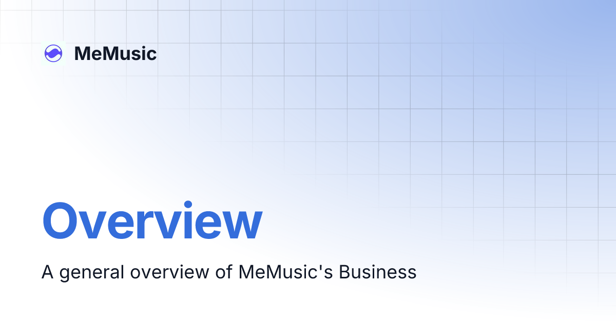 Overview | MeMusic